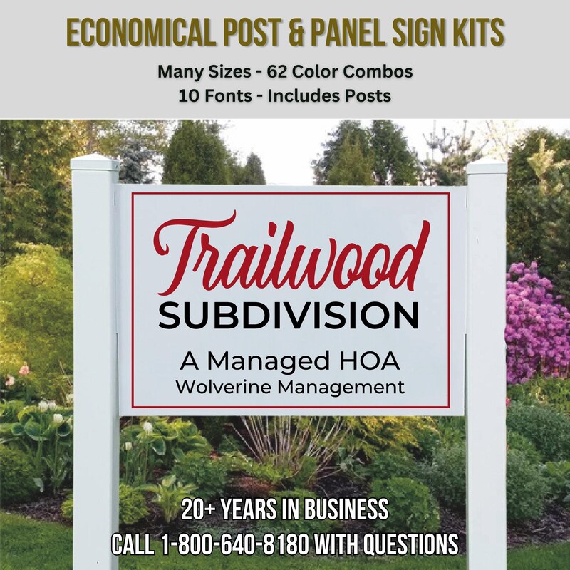 Subdivision Signs - Etsy