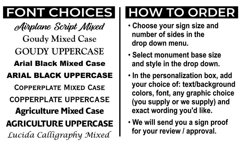 Monument Pedestal Sign: Custom Entrance Signage, Business or Community ...