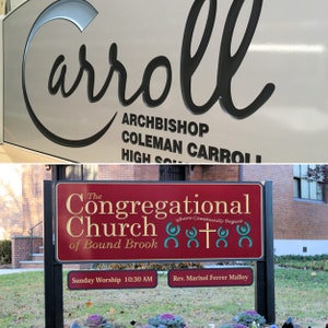 UV No Rust Outdoor Church Signs, Custom Outdoor Church Welcome Signs ...