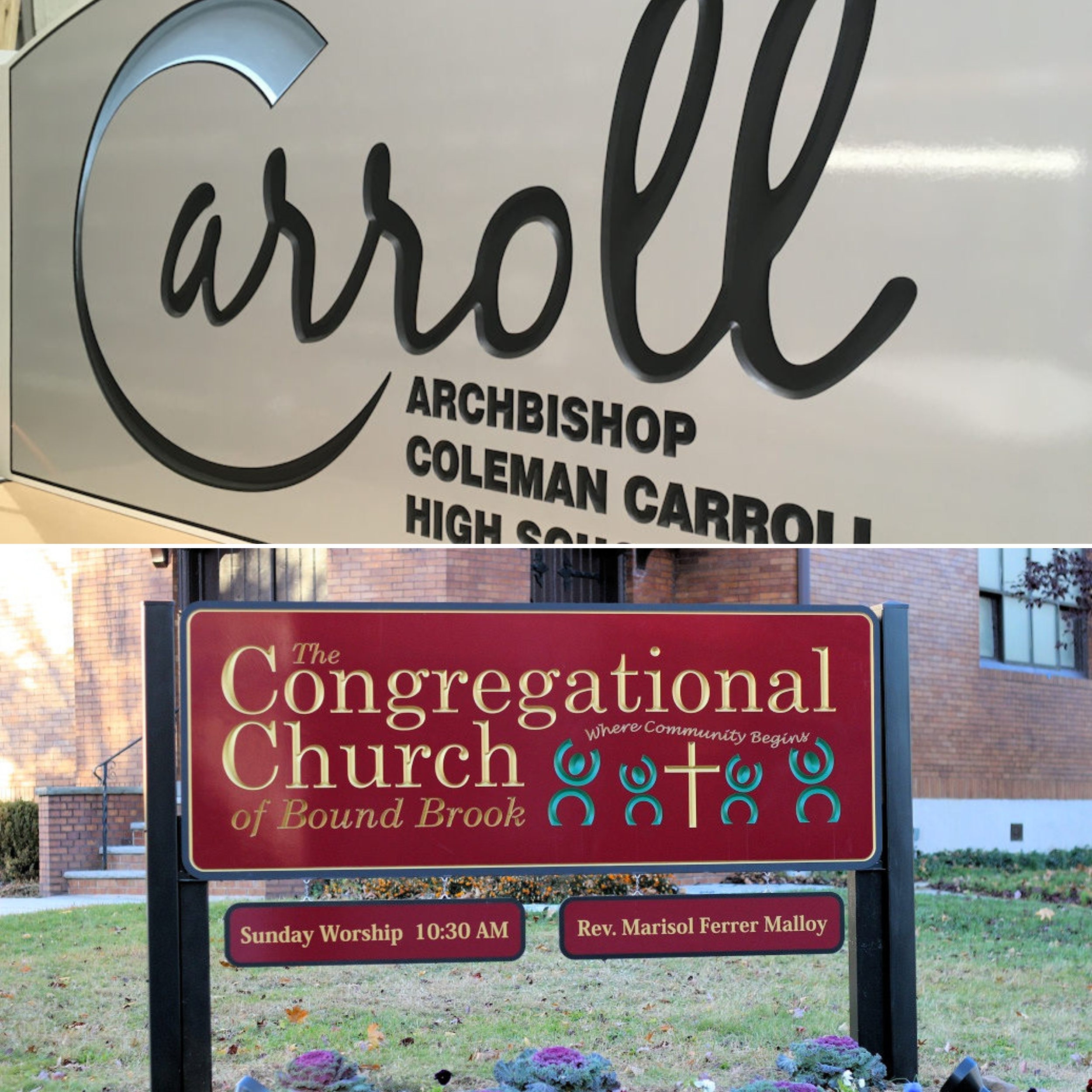 Custom Carved Outdoor Church Sign: Weatherproof PVC, Personalized Text ...