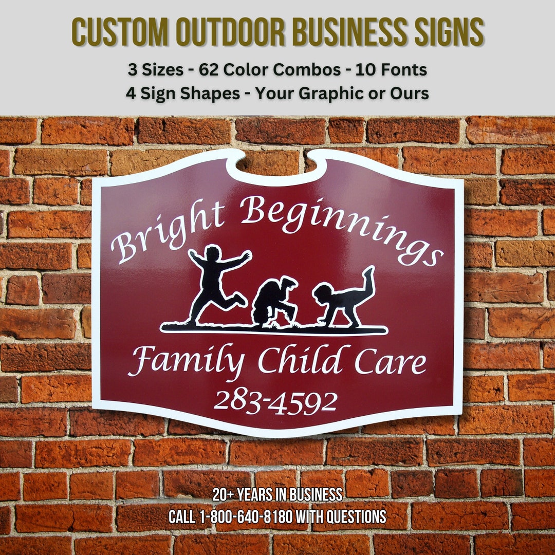 Uv-non-rusting Personalized Small Business Signs Custom Outdoor Sign ...