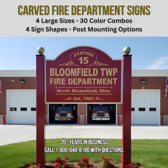 Fire Station Sign Board