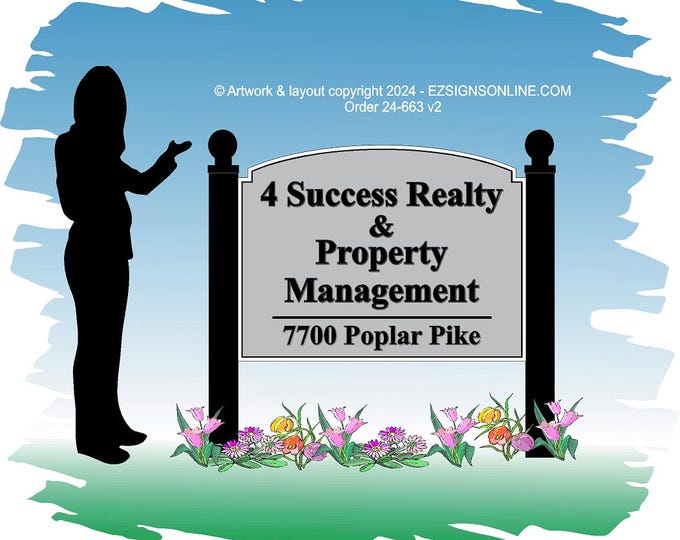 Magnum 2-sided Sign W/4' Black PVC 2-post Mounting System - Etsy