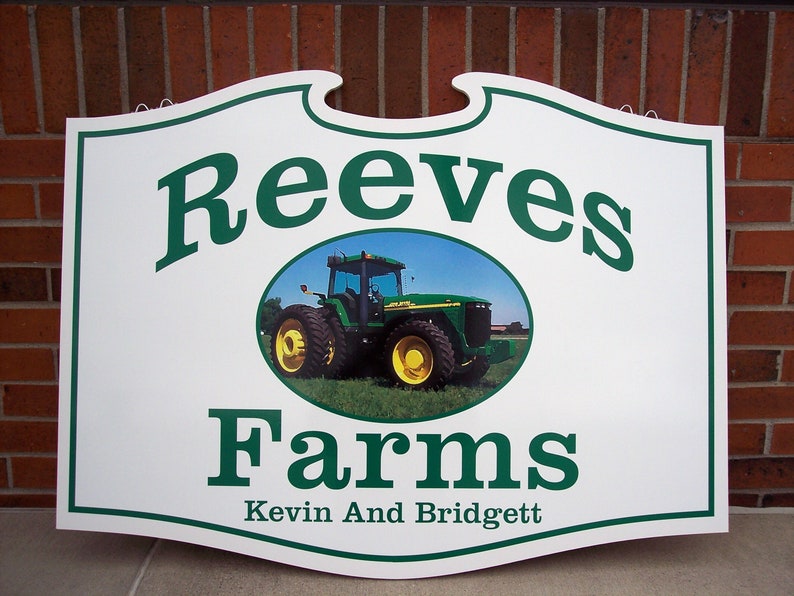 Custom Family Farm Sign: Cattle Ranch, Estate Signage - Etsy