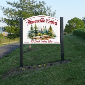 Large Personalized Cabin Signs Cottage Signs Airbnb Signs Vrbo Signs ...