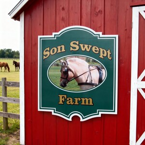 Farm Business Sign, Weatherproof PVC Vinyl (custom Sizes & Colors) - Etsy