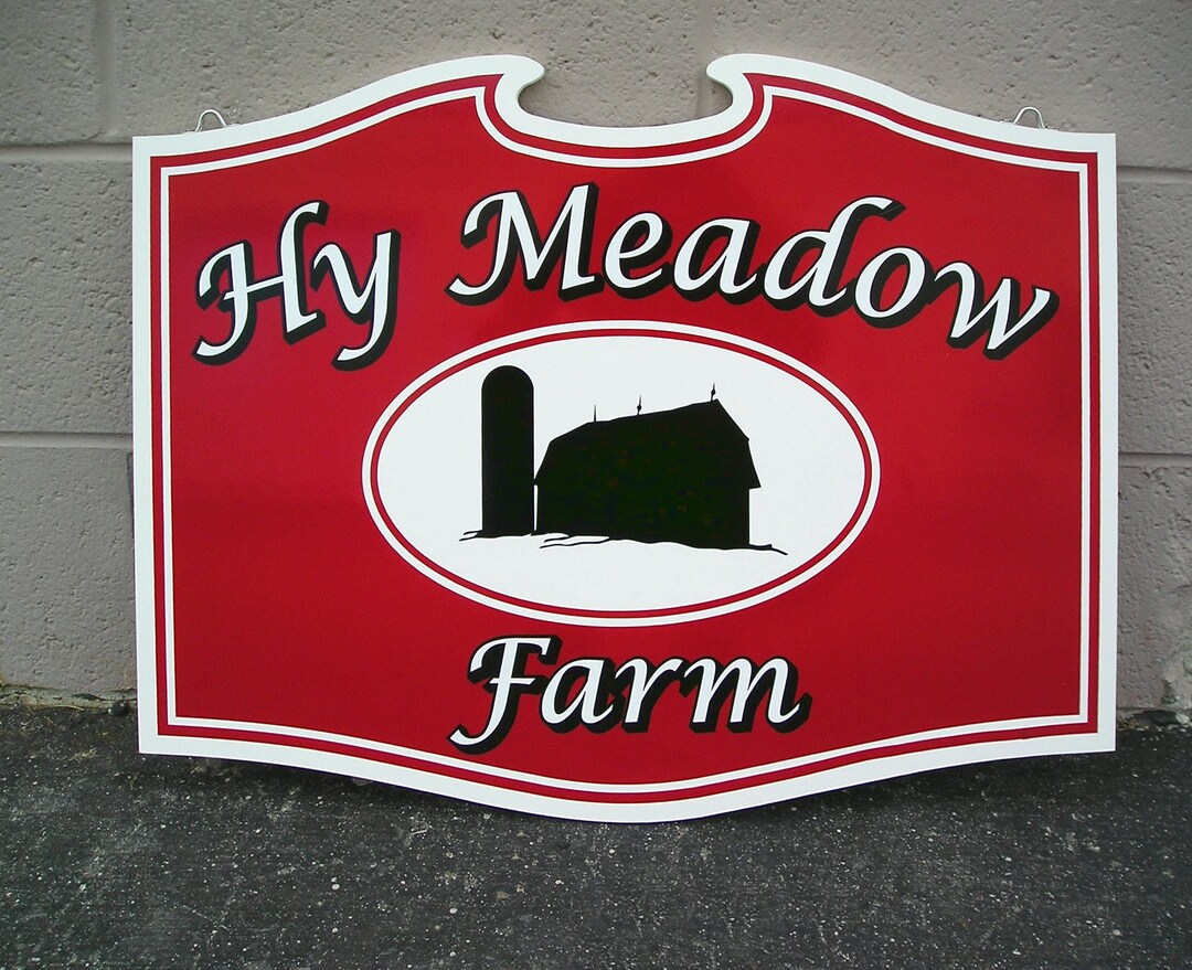 Dairy Farm Sign Custom Exterior Commercial Deluxe Style - Etsy