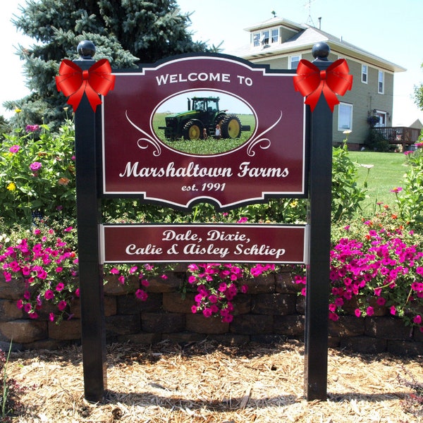 Entrance Farm Sign - Etsy