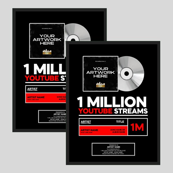 Youtube Plaque - Etsy