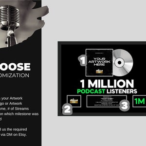 PODCAST AWARD, Custom Creator Award, Vinyl Record Plaque, 30 X 40 Cm ...
