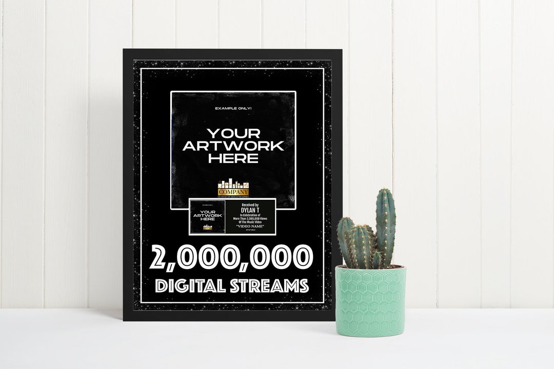 Custom Streaming Award Any of Streams for Videos - Etsy