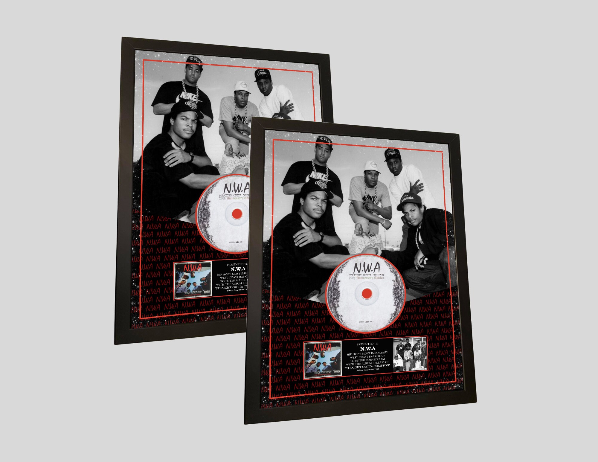 Nwa Straight Outta Compton Album Cover 20th Anniversary