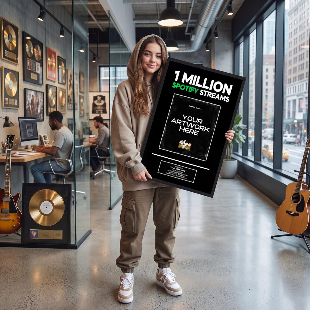 MUSIC AWARD, Custom Display for Artists, Music Award, Vinyl Record ...
