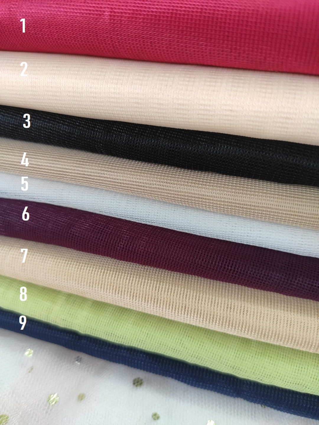 Non Stretch Sheer Tricot Nylon Fabric for Bramaking/lingerie Kit ...