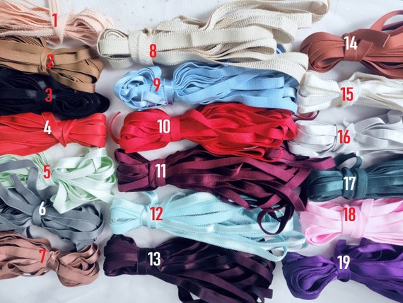 19 Meters Shoulder Strap Elastic Width 1.2-1.4cm 19 Colors for - Etsy