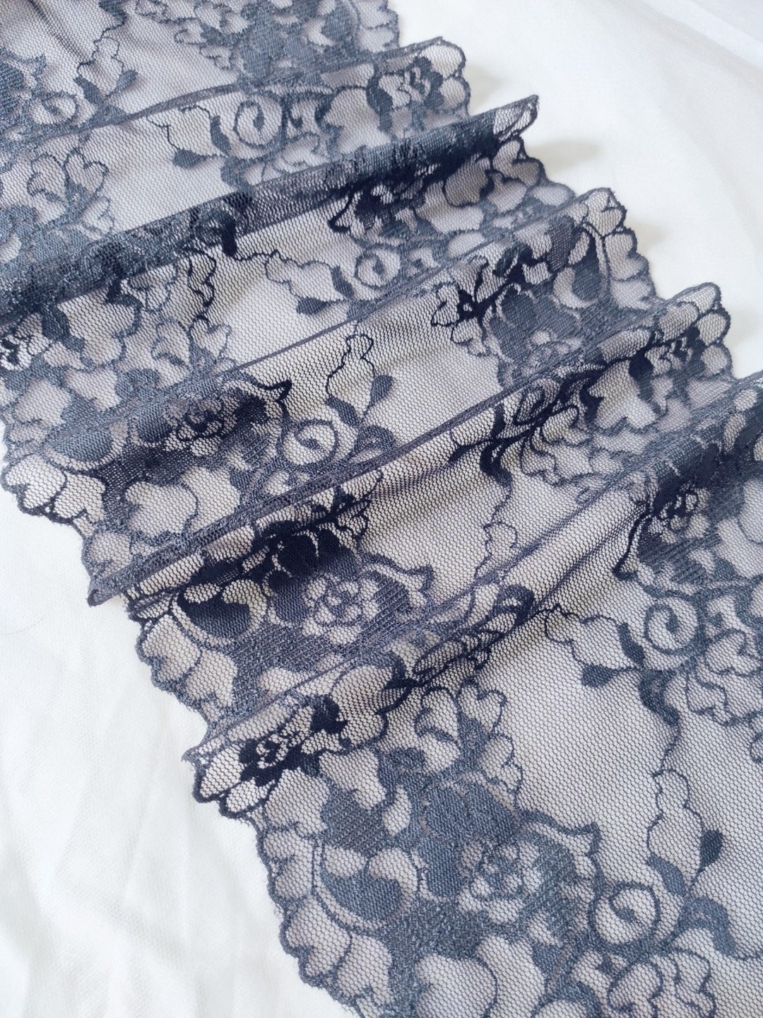 Dark Blue Lace Soft Stretch Lace for Bramaking/ Lace Bra Making/lace ...