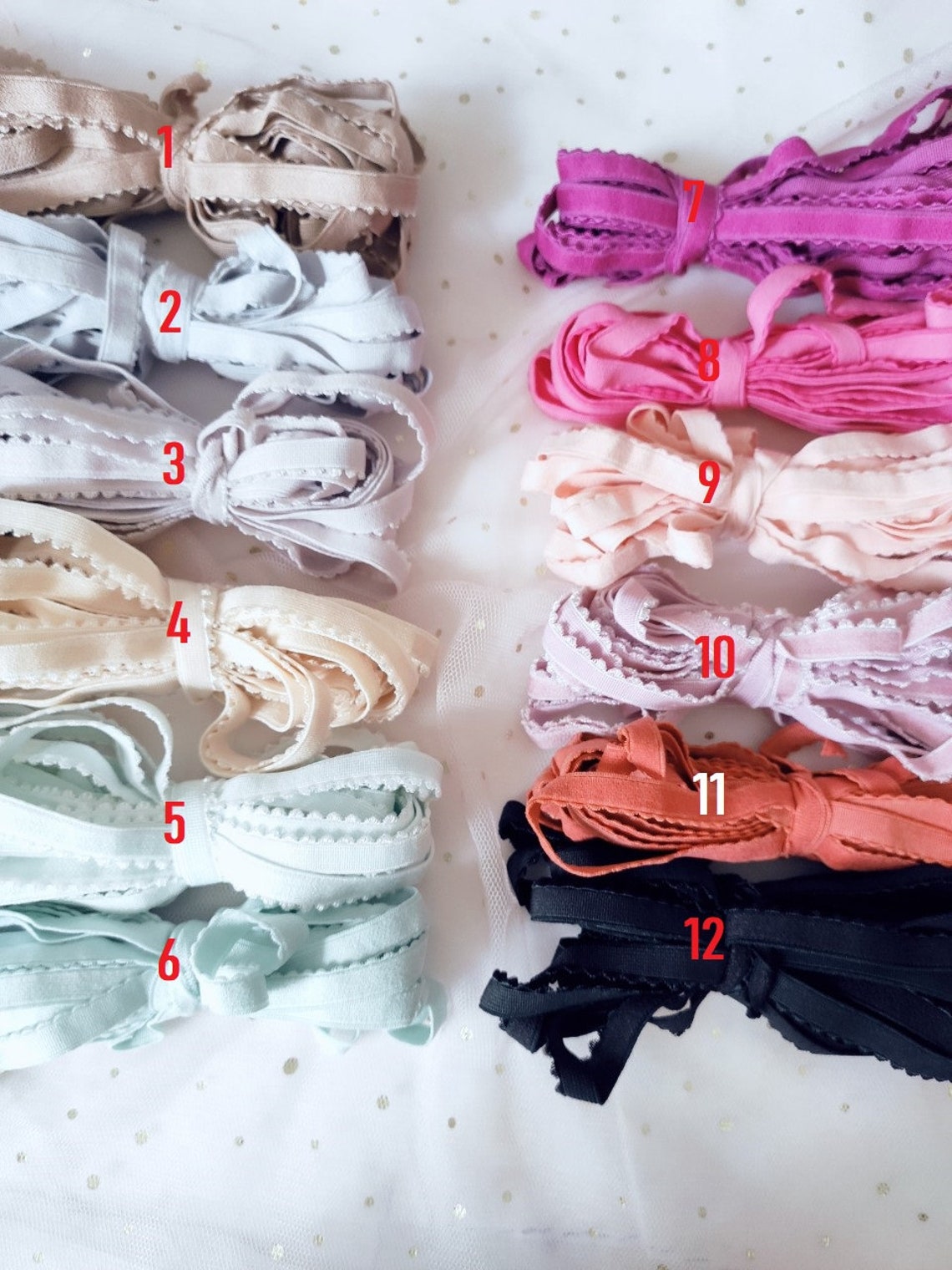 30 Meter Picot Elastic Many Colors for Bramaking /picot - Etsy