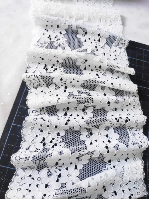 White Lace Soft Stretch Lace for Bramaking/ Lace Bra - Etsy