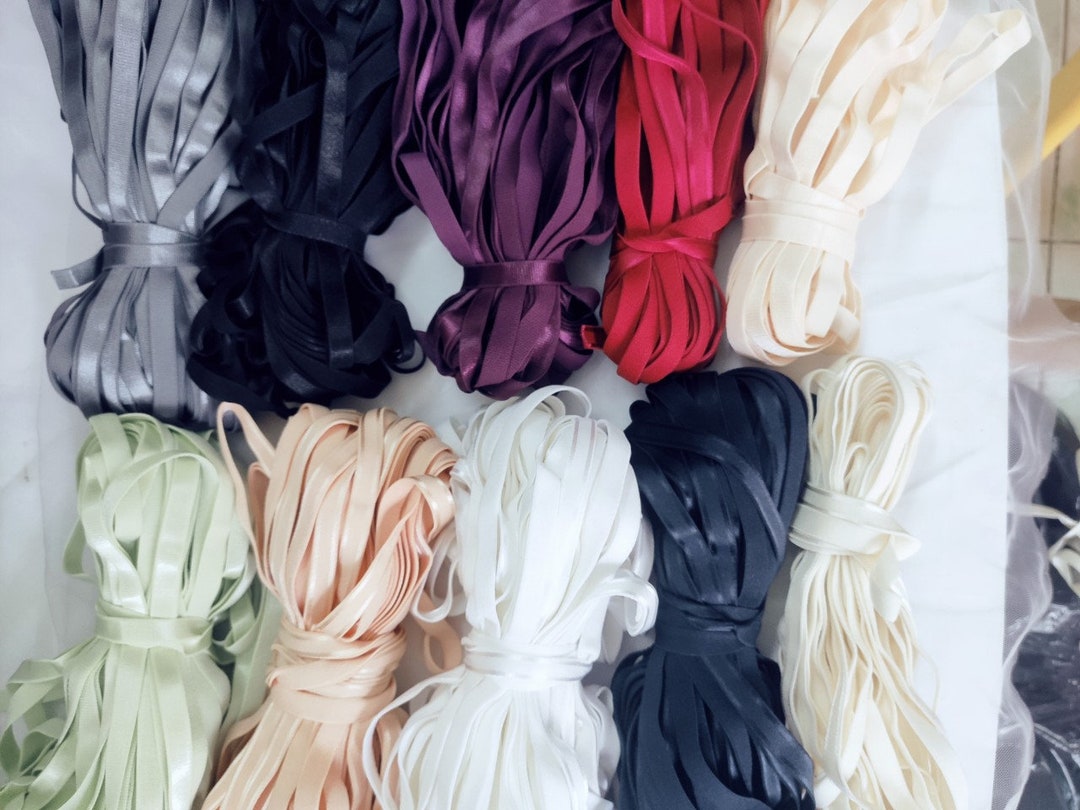 20 Meters Shoulder Strap Elastic Width 1cm 10 Basic Colors for ...