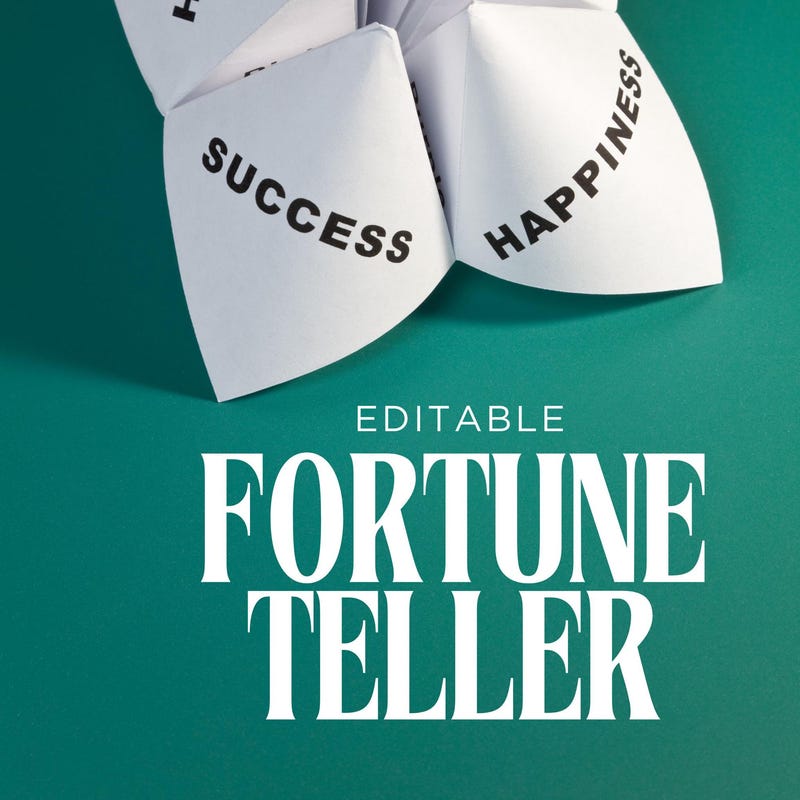 Fortune Teller Sign - Etsy