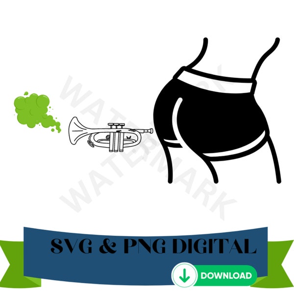 Butt Fart Design Png - Etsy