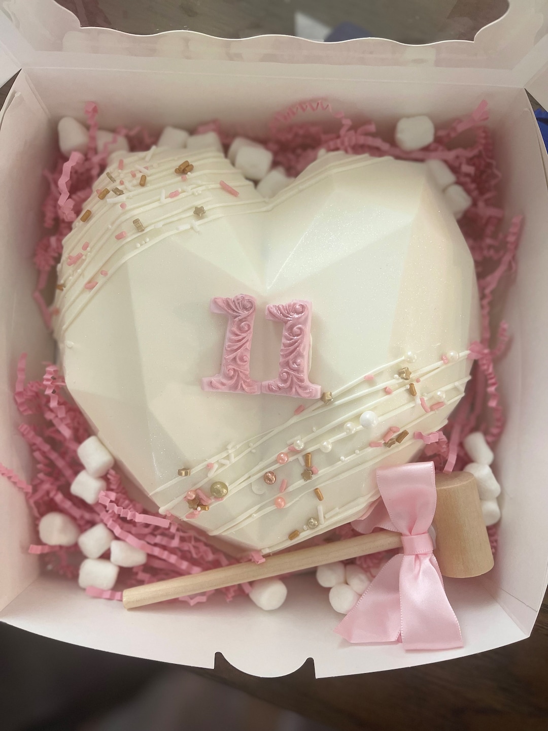 Chocolate Breakable Heart - Birthday / Anniversary - Etsy