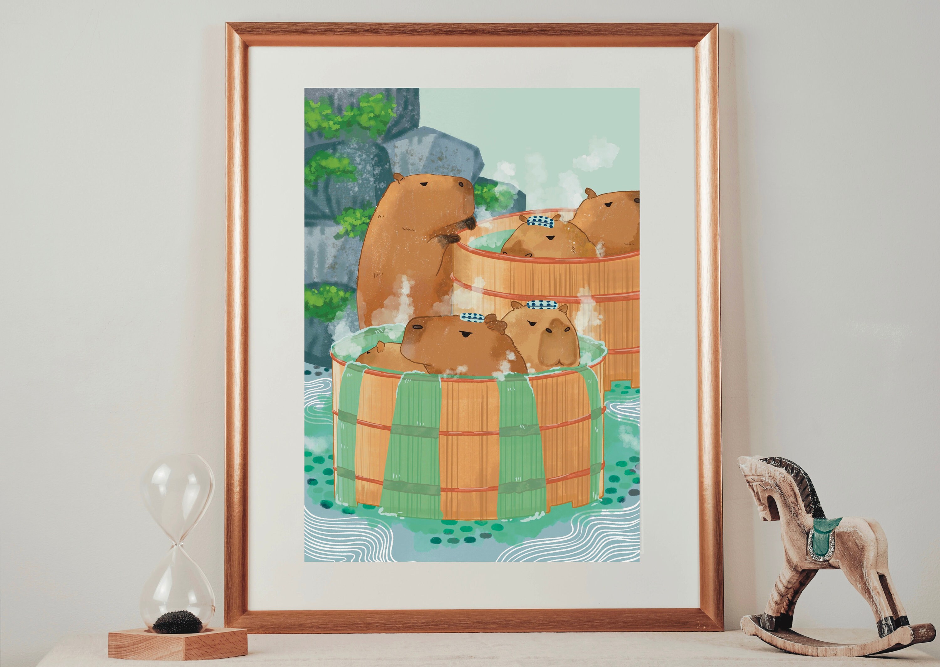Capybara Capybara Art Capybara Print nursery Printable - Etsy
