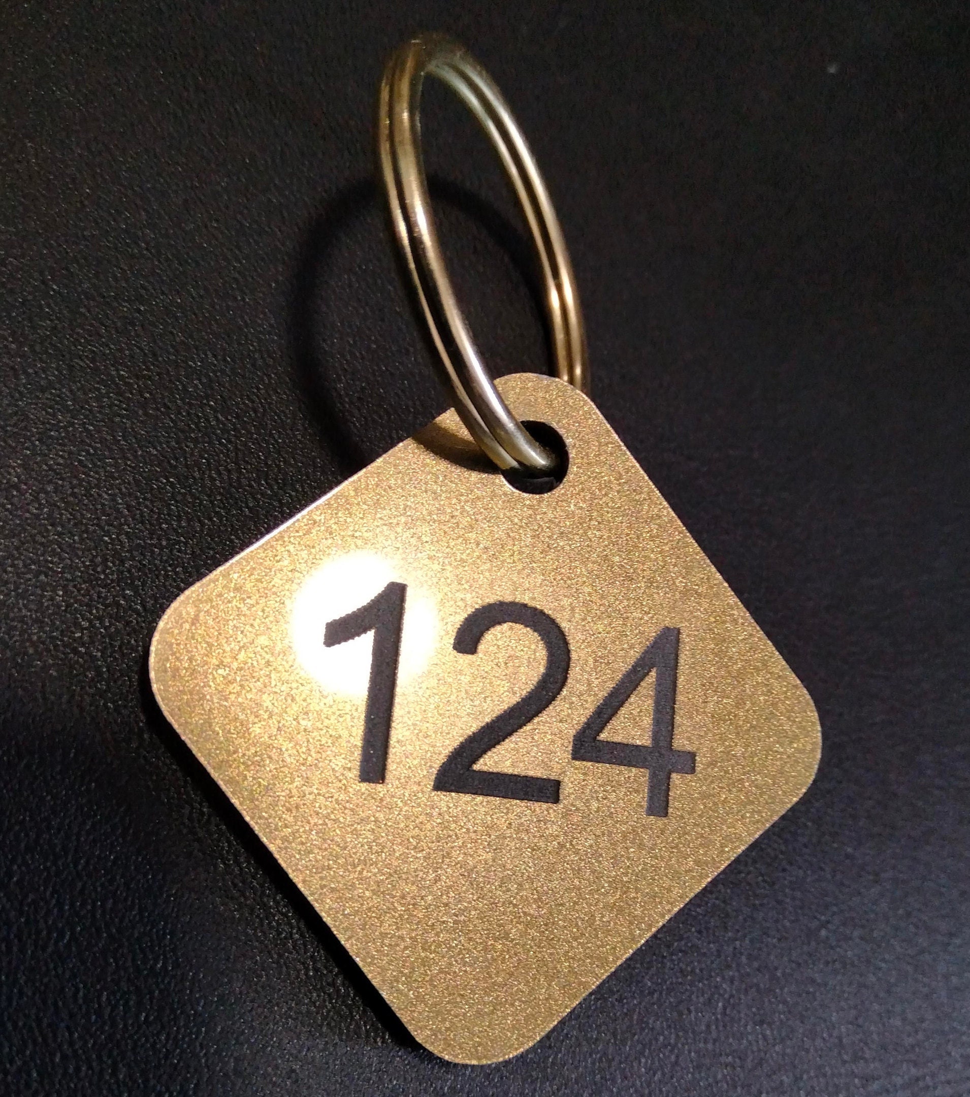 Bespoke Numbered Key Fobs / Rings for Hotels and Any Business. - Etsy UK
