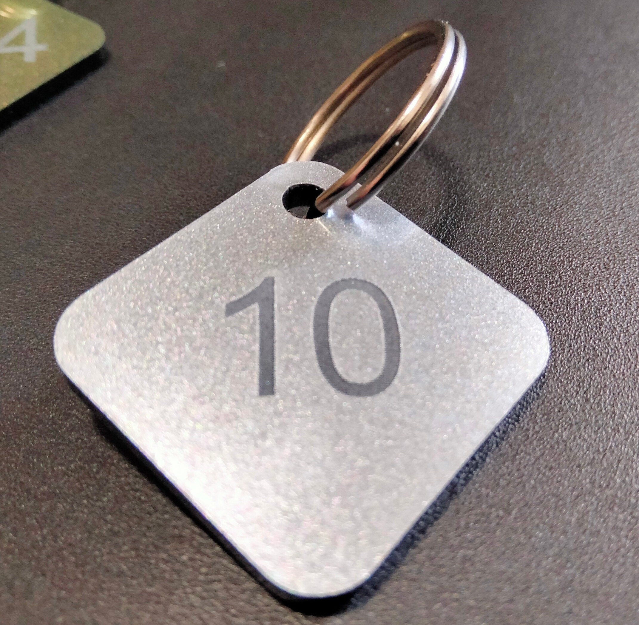Bespoke Numbered Key Fobs / Rings for Hotels and Any Business. - Etsy UK