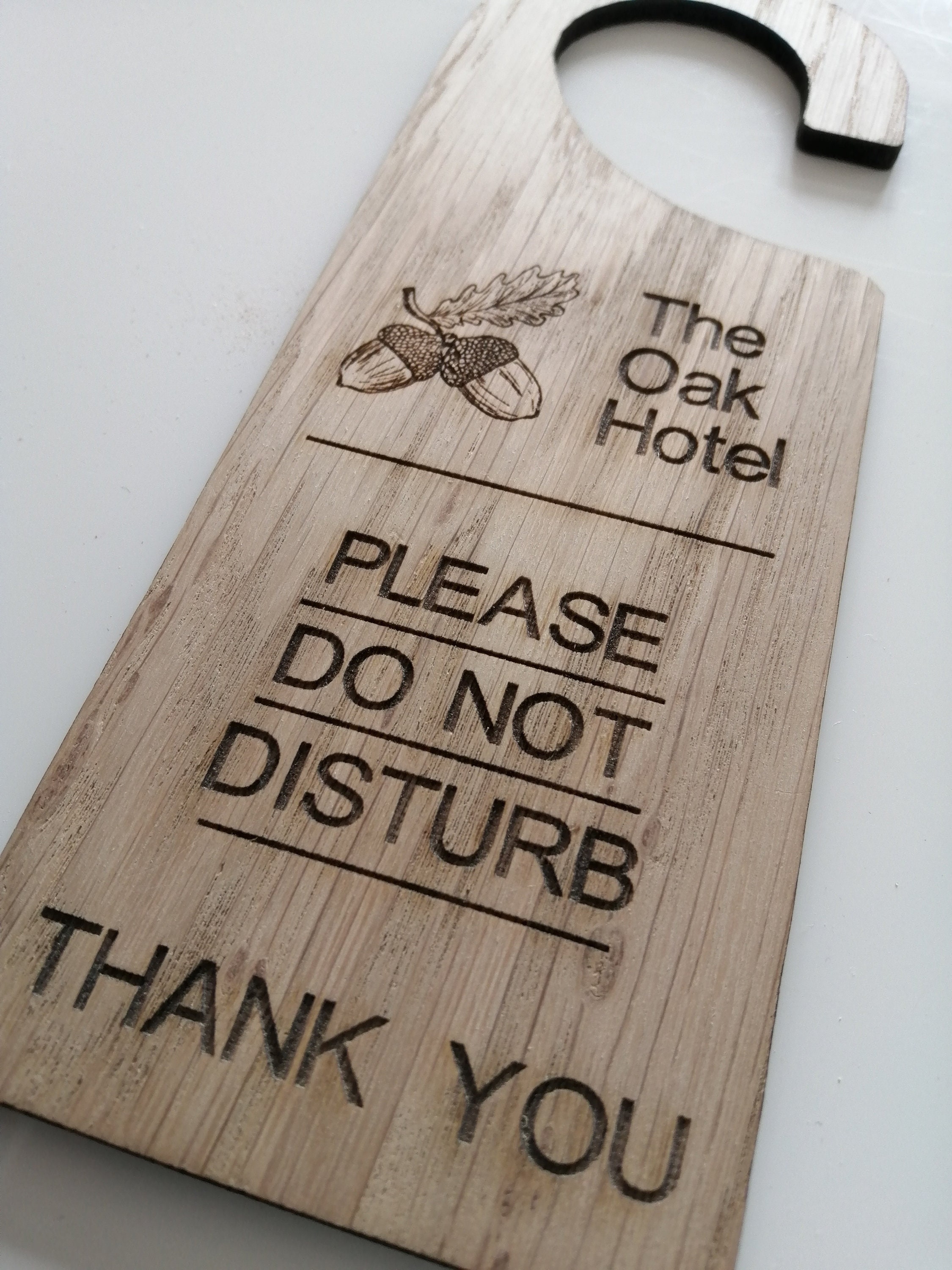 Door Handle Hangers With Your Own Logo Plus DO NOT DISTURB - Etsy
