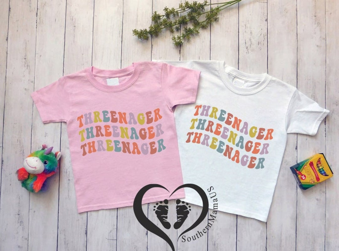 3rd Birthday Shirt, Threenager Toddler Shirt,3rd Birthday Gift Shirt ...