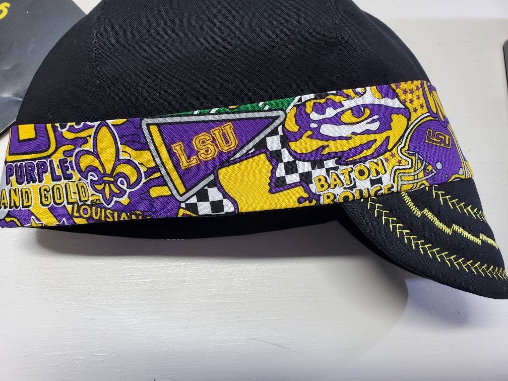 Black LSU Tiger Cap Welding Hat - Etsy