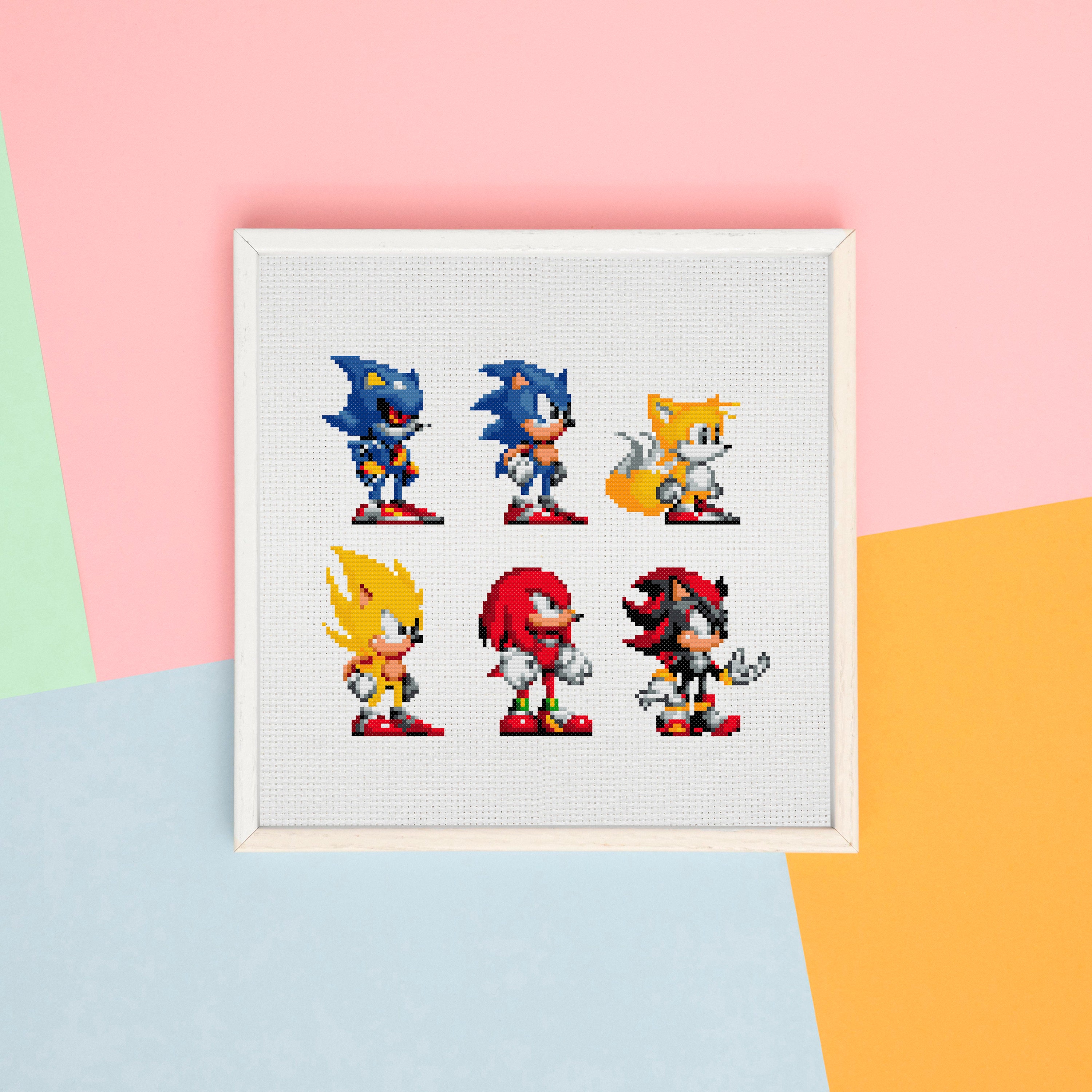 Sonic The Hedgehog Cross Stitch Pattern