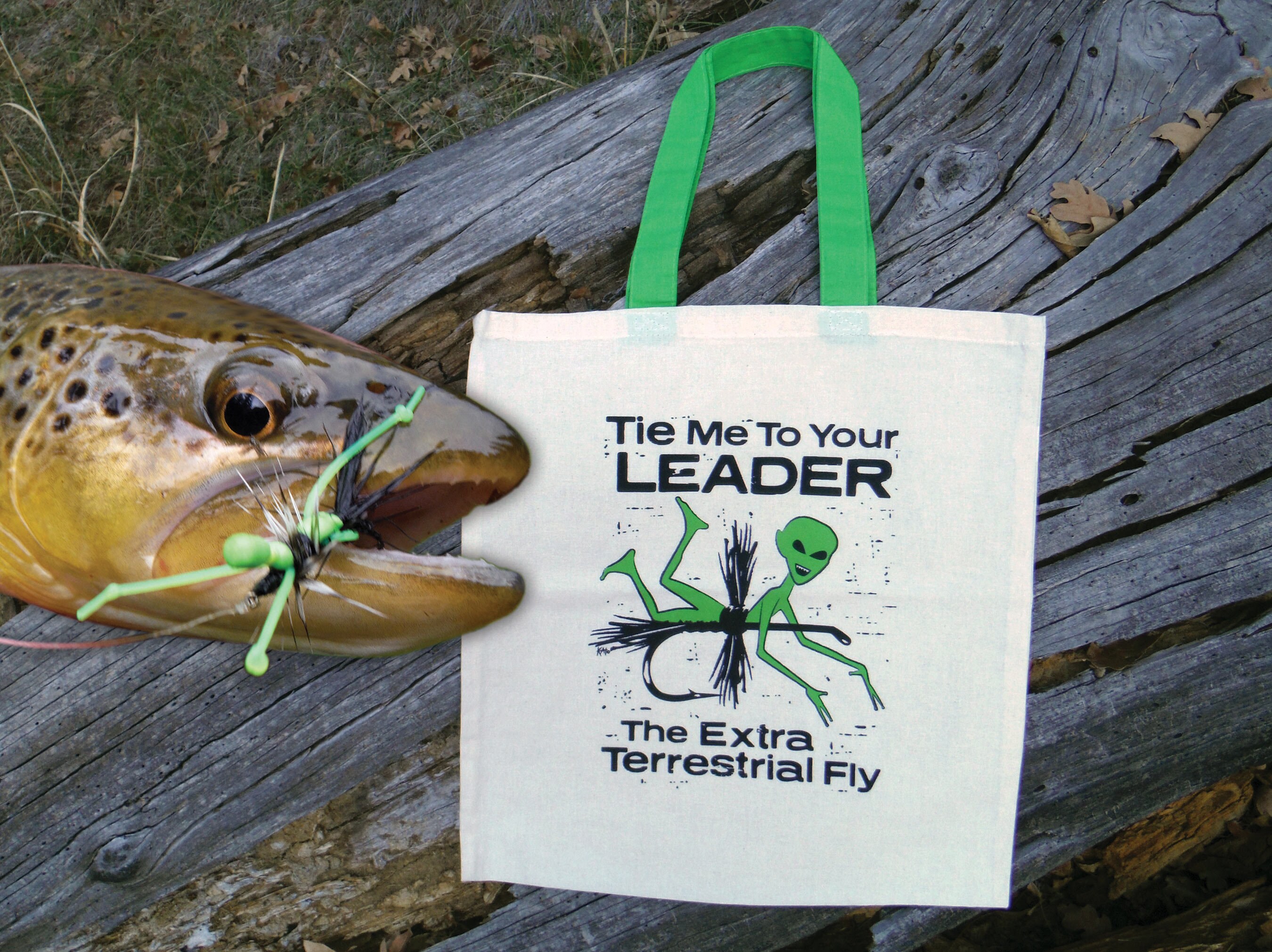 Fly Fishing Bag • the Extra Terrestrial Fly Tote Bag • Planet Hopper ...