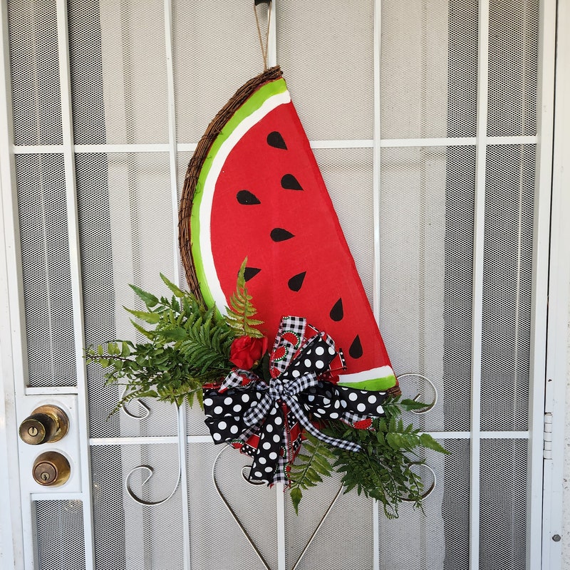 Watermelon Door Hanger Etsy