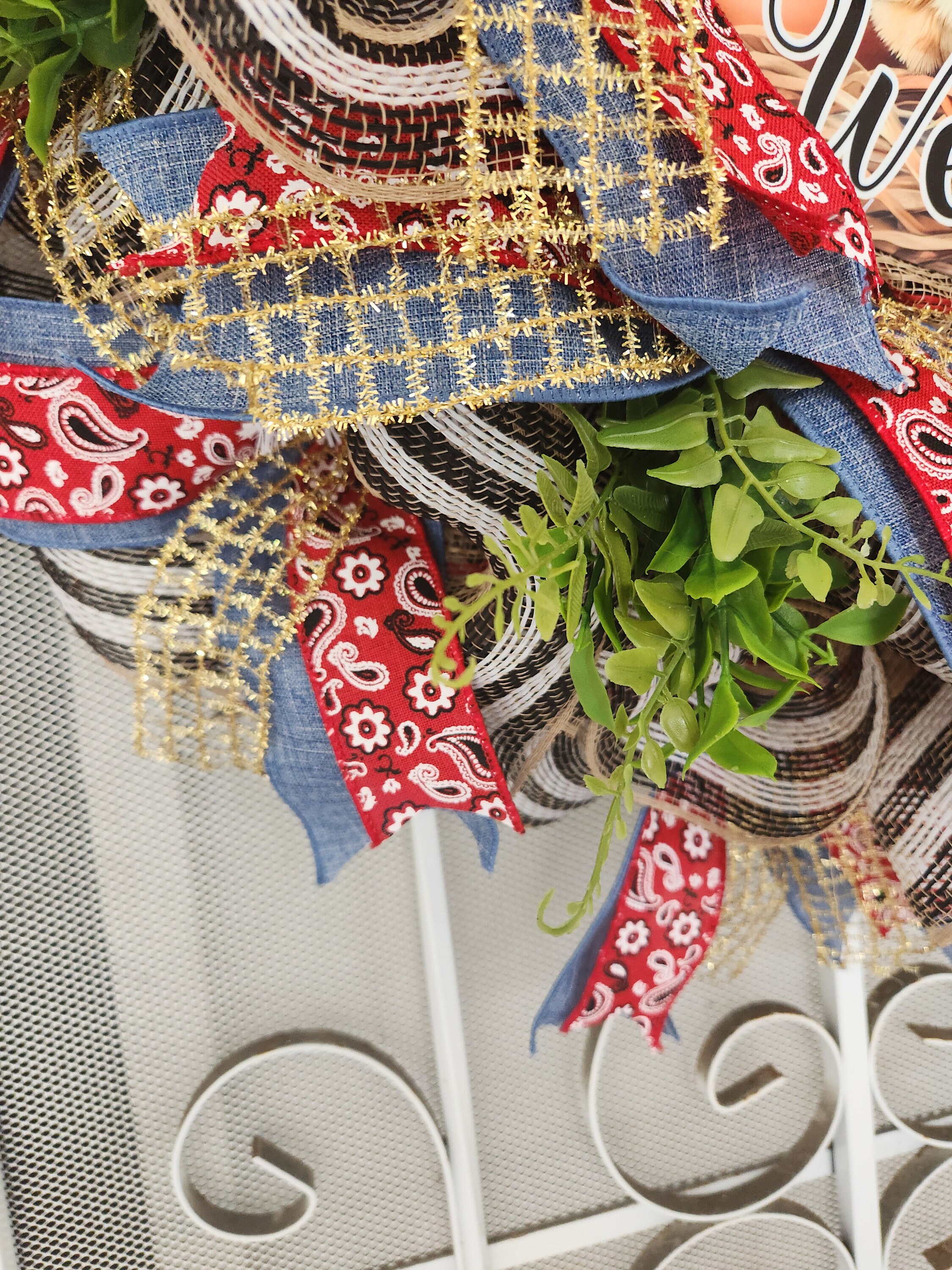 Farmhouse Chicken Wreath - Rustic Everyday Decor - Farmhouse Front Door ...