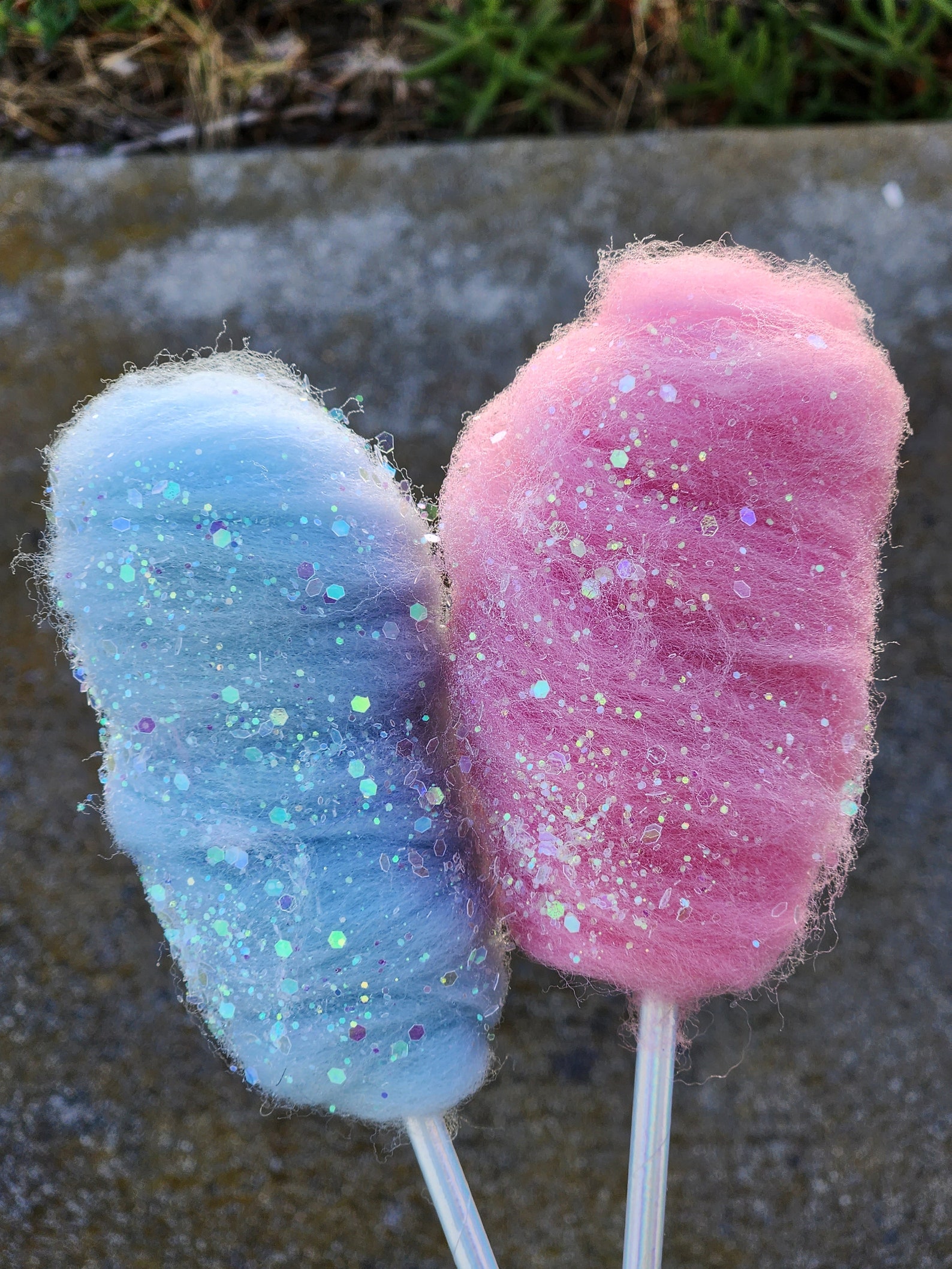 Fake Cotton Candy – Handmade Sugary Treat, Party Decor (8 Inch)- Faux ...