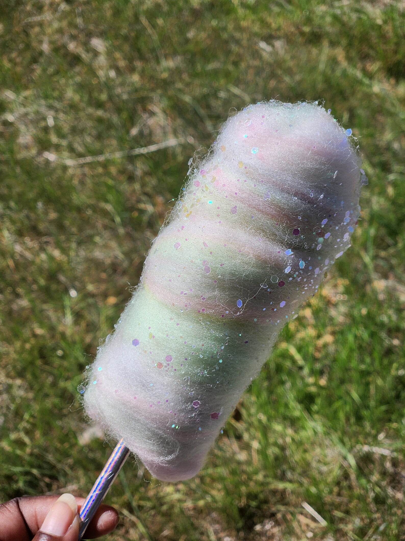 Fake Cotton Candy – Handmade Sugary Treat, Party Decor (8 Inch)- Faux ...