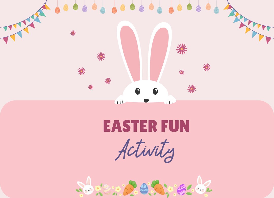 Easter Fun Activity Printable Sheets for Kids, Easter Games, Easter ...