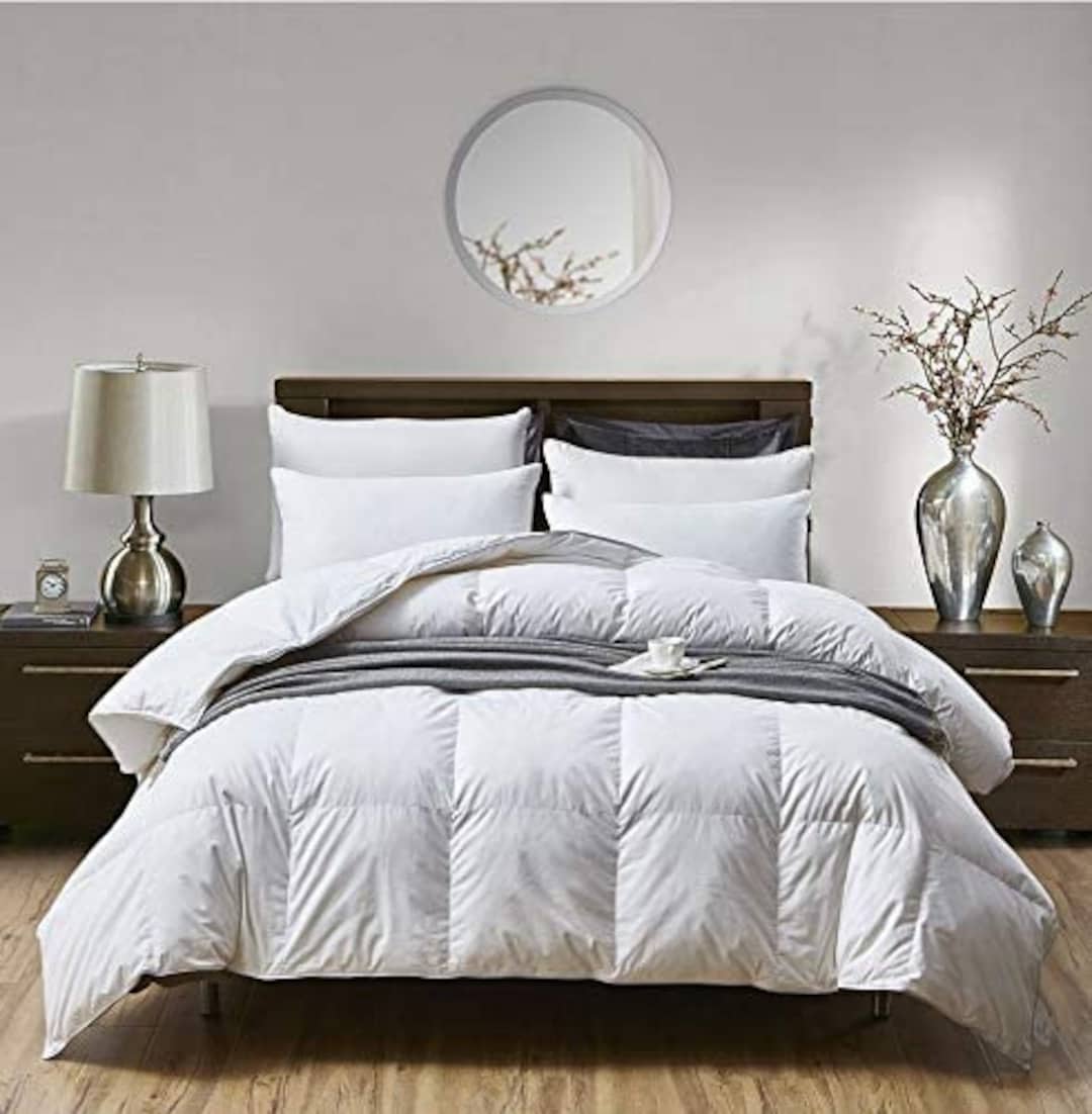 Apexglobal Luxury Goose Down Feather Duvet/comforter, Soft Egyptian ...