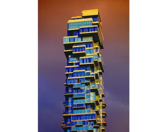 Skyscraper Manhattan New York City Architecture Poster Matte Horizontal ...