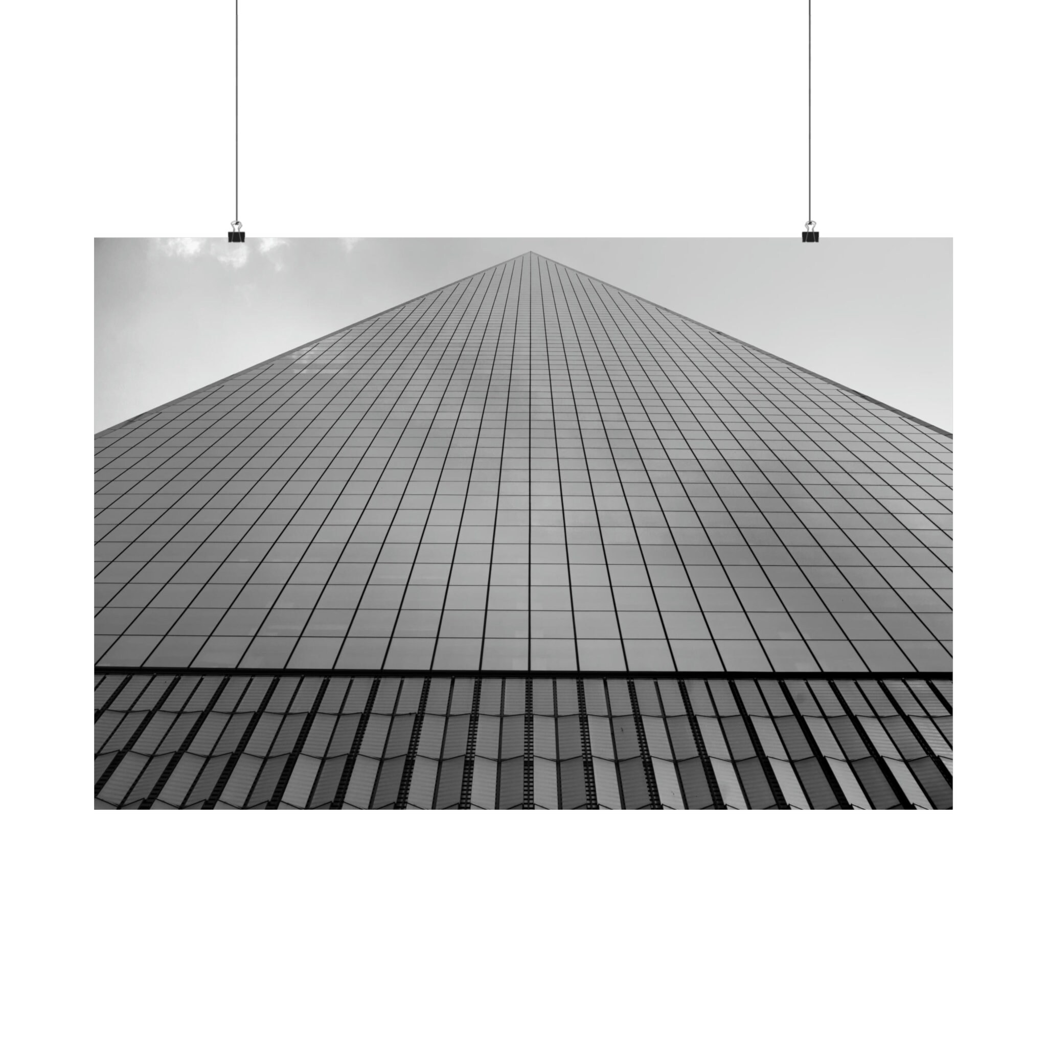 Skyscraper Manhattan New York City Architecture Poster Matte Horizontal ...
