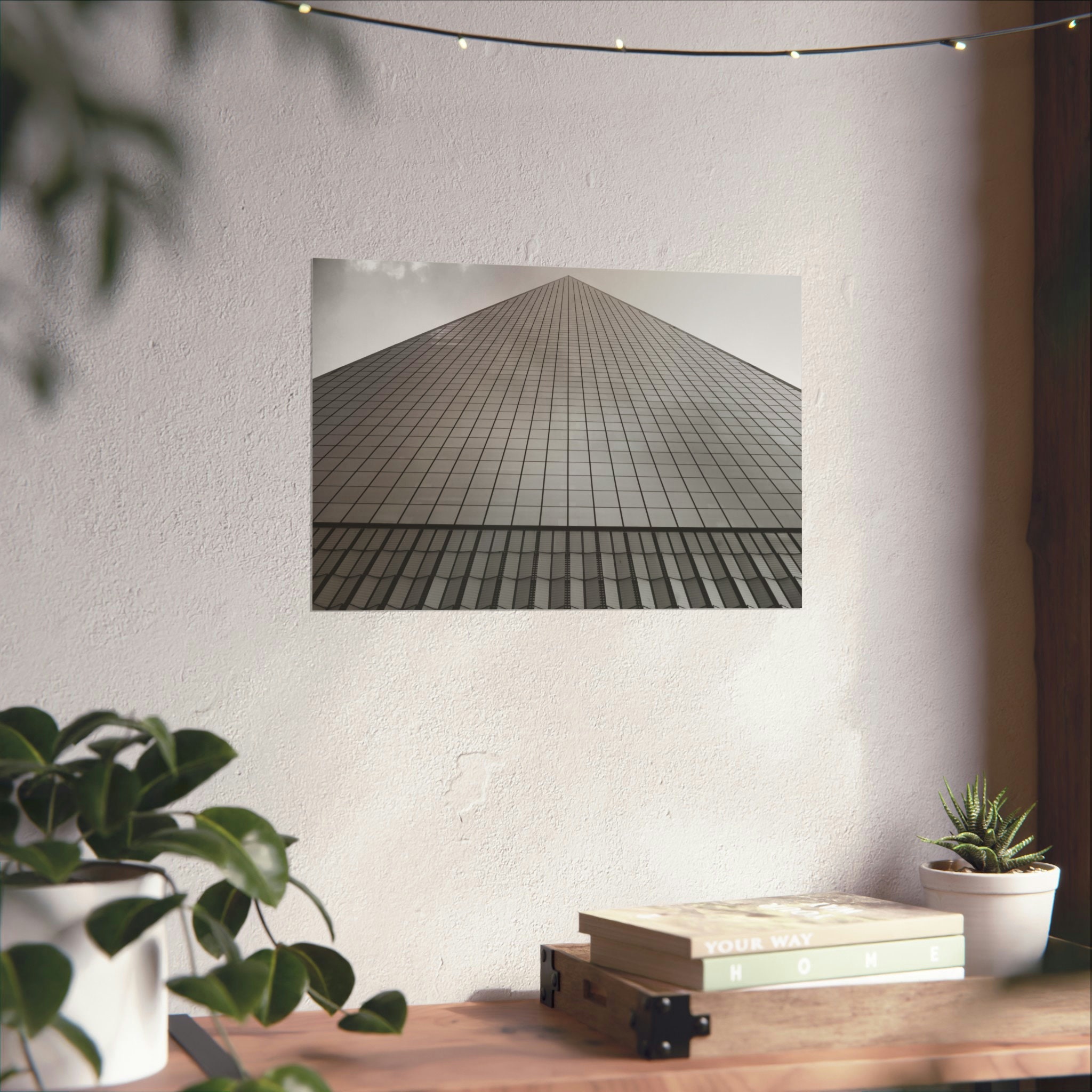 Skyscraper Manhattan New York City Architecture Poster Matte Horizontal ...