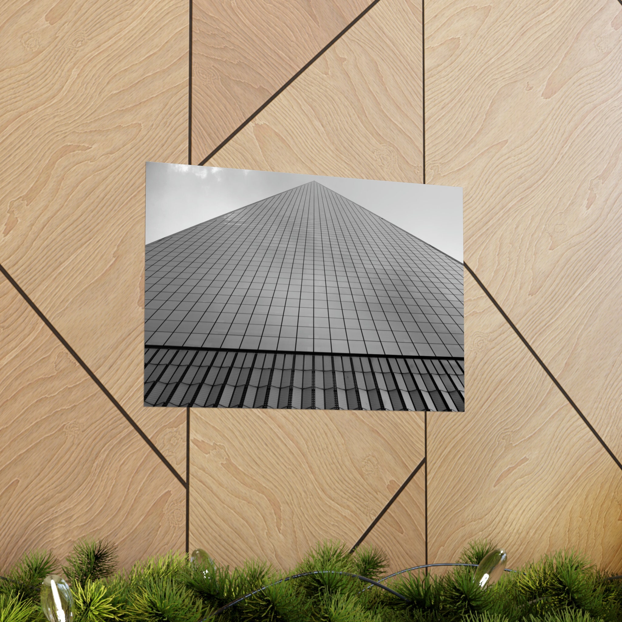 Skyscraper Manhattan New York City Architecture Poster Matte Horizontal ...