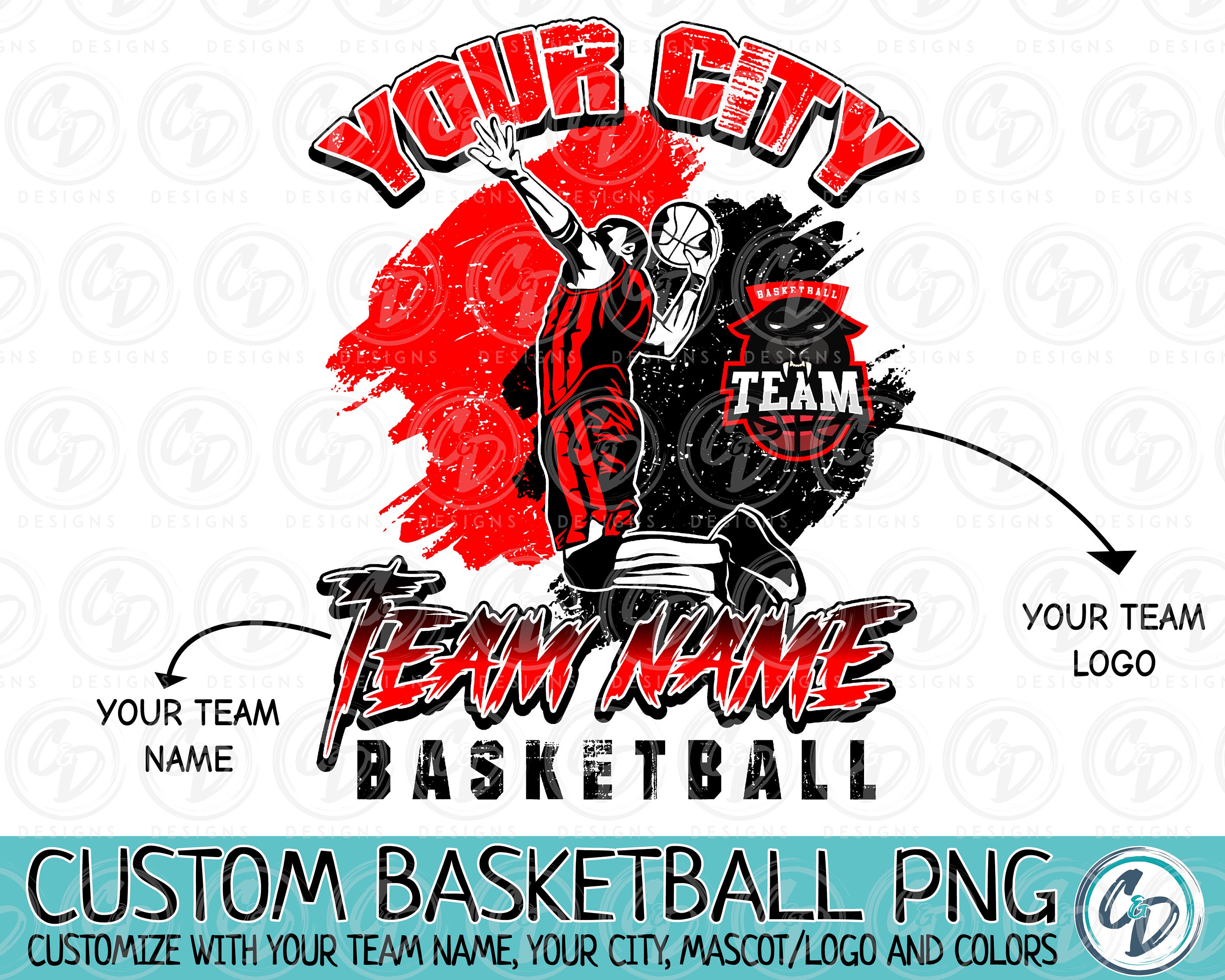 Custom Basketball Team Logos