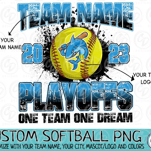 Softball Playoff Svg - Etsy
