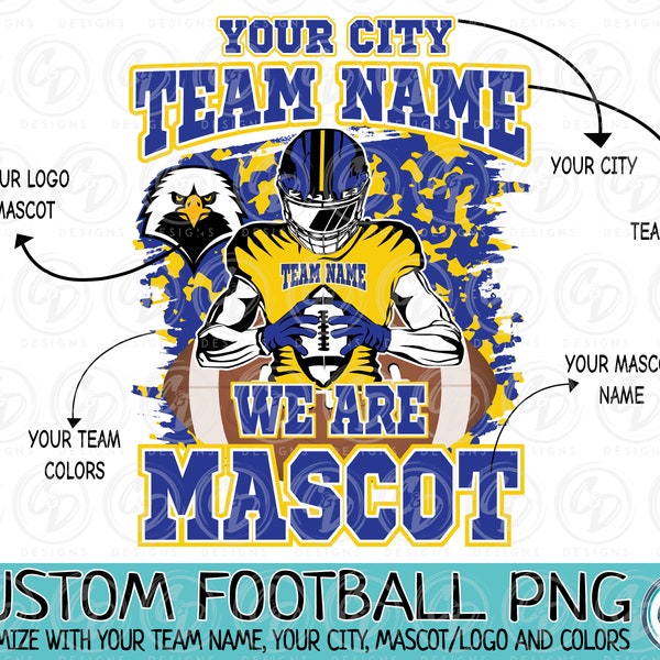 Custom Football - Etsy