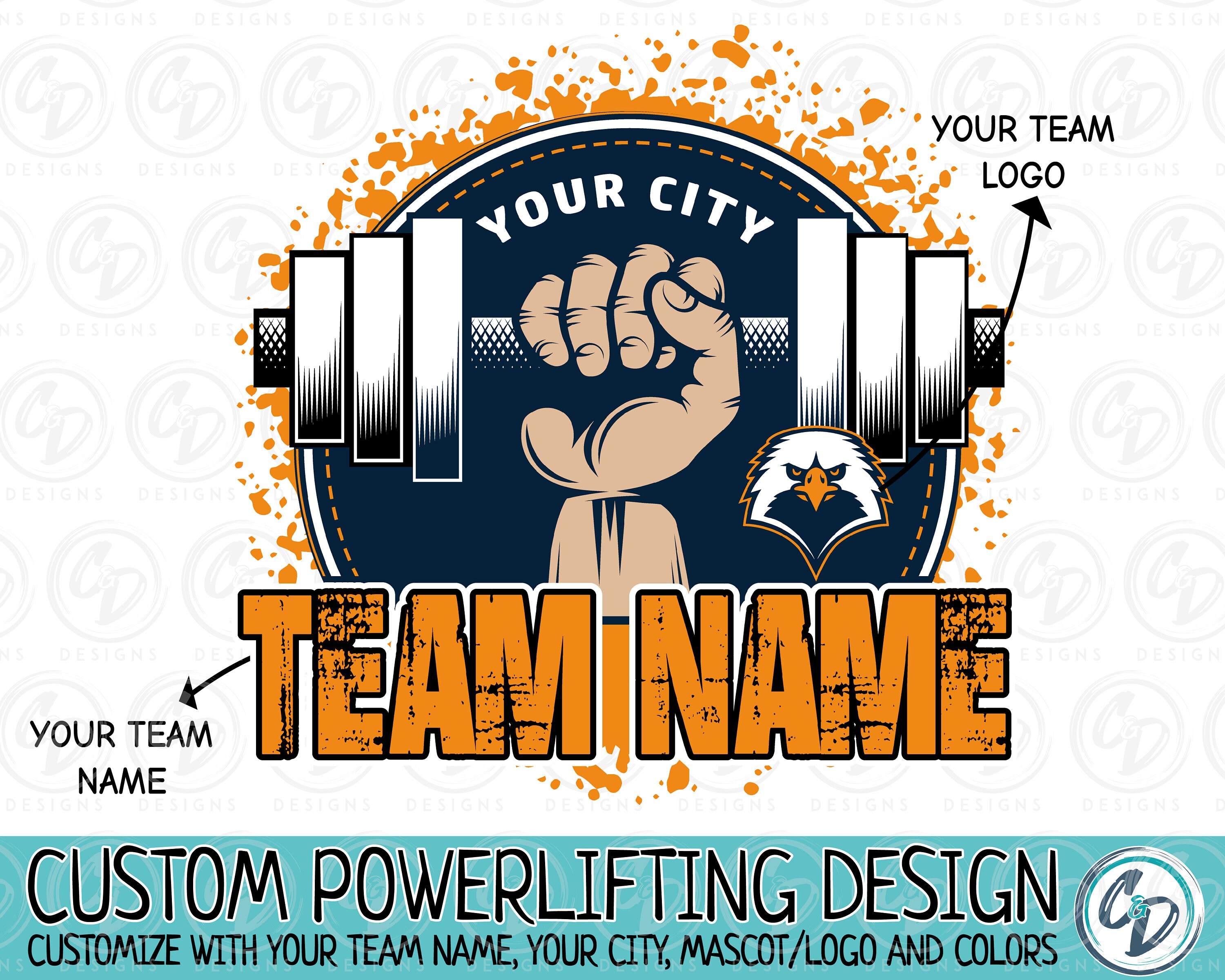 Powerlifting Logo T Shirts