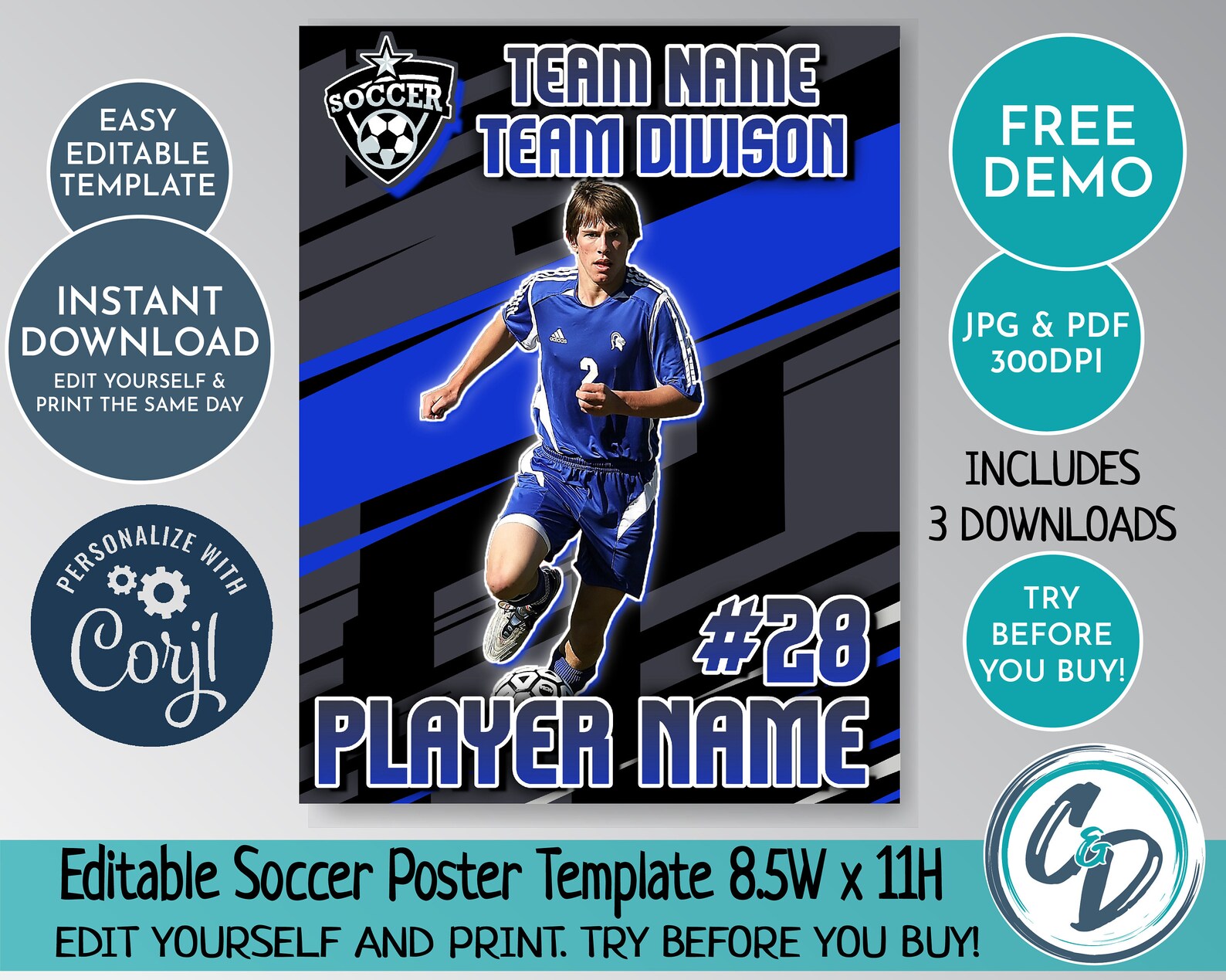 editable-and-printable-soccer-poster-template-custom-sports-etsy
