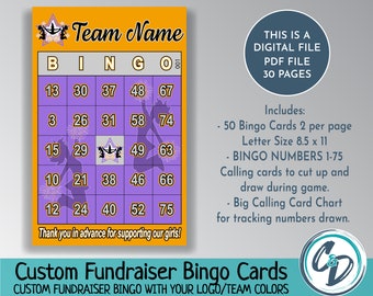 Custom Bingo Cards - Etsy